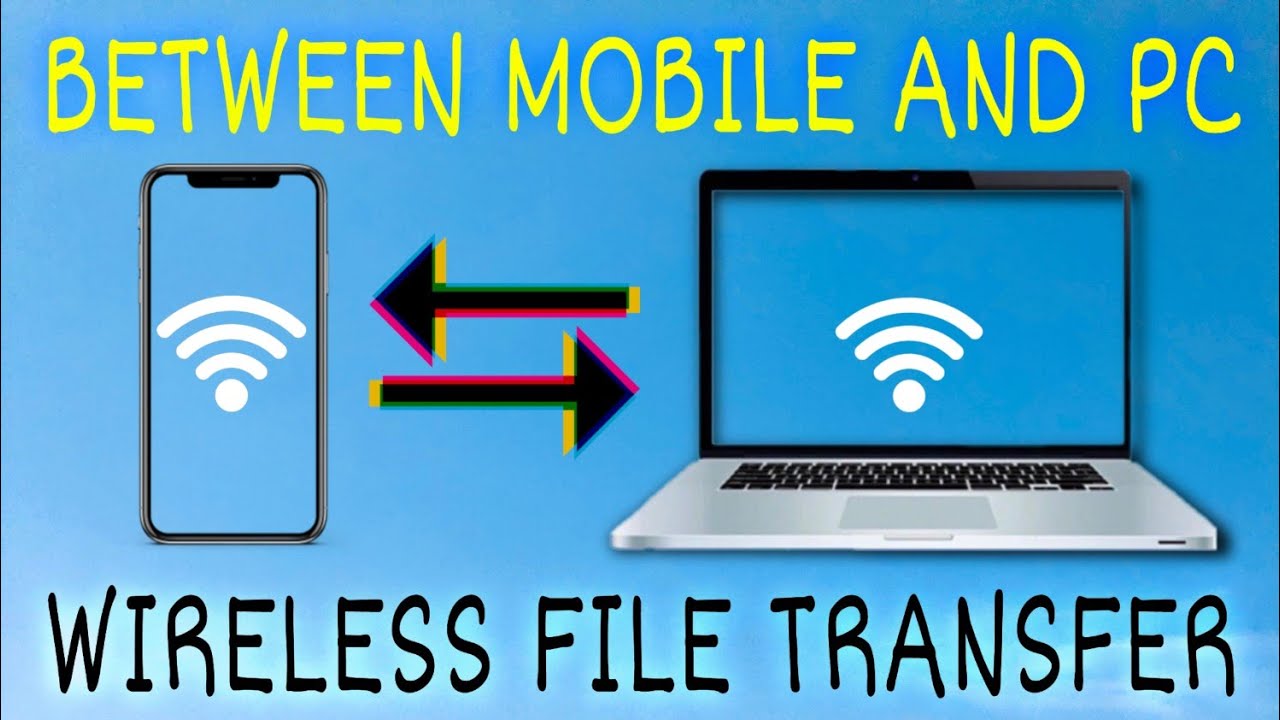 Wireless File Transfer Between Mobile and PC Without Any Software 🔥 ...