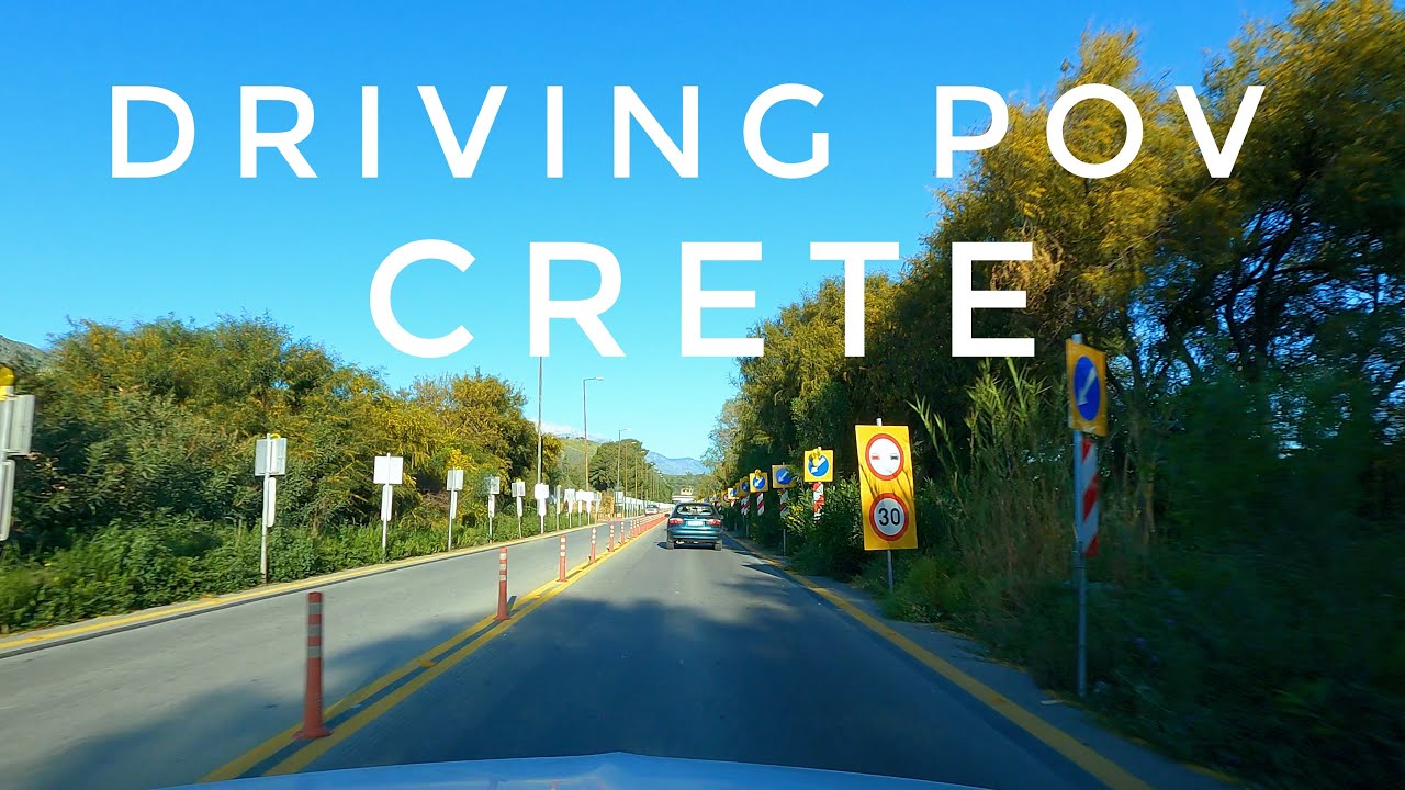 Driving In Crete | Mountain Roads | 4K POV Drive - YouTube