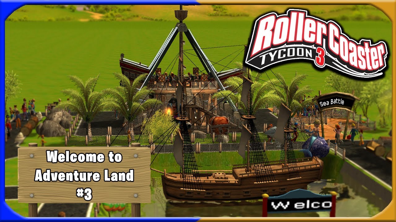 Expanding the Park with Maelstrom | Rollercoaster Tycoon 3 (Adventure ...