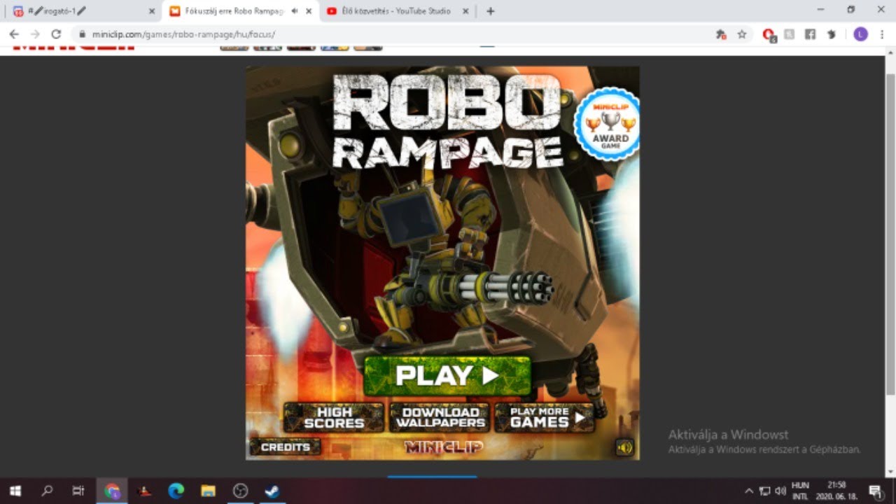 Robo rampage record - YouTube