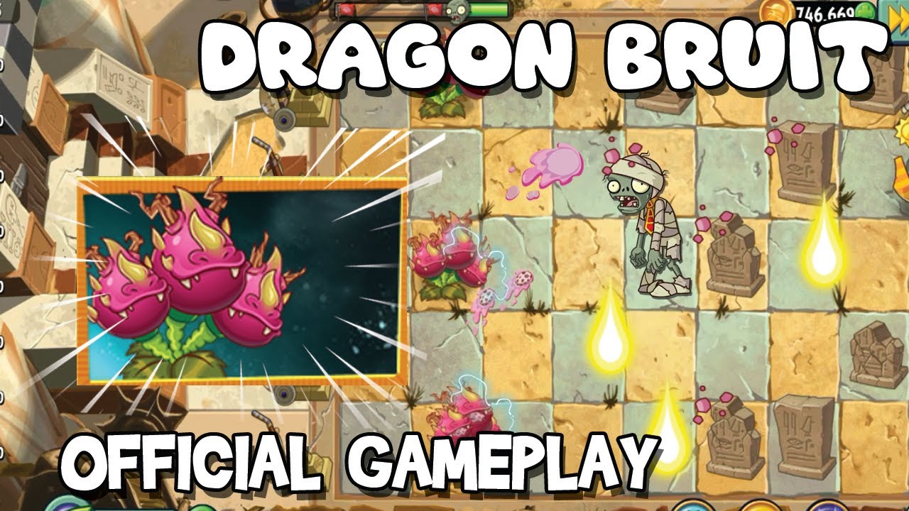 Dragon Bruit Official Gameplay - Plants vs Zombies 2 11.1.1 - YouTube