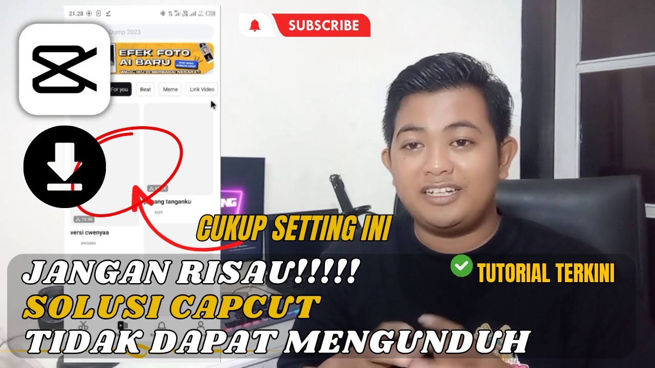 Cara Mengatasi Capcut Tidak Dapat Mengunduh - YouTube