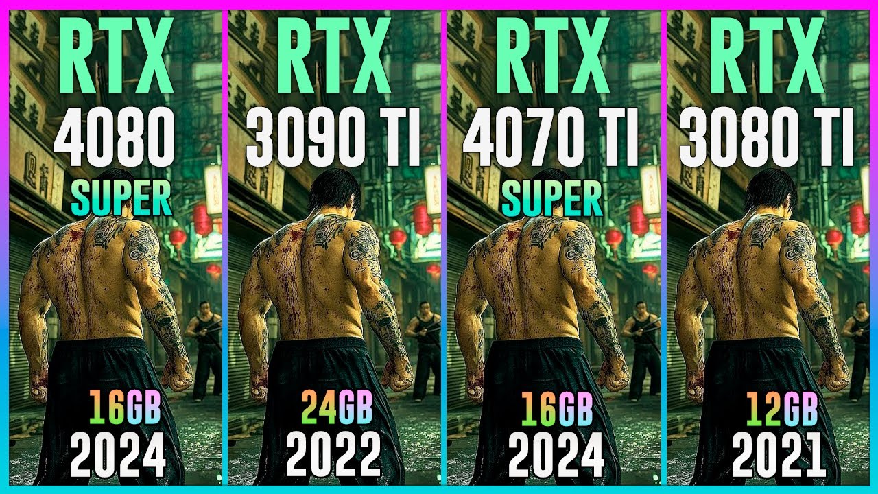 RTX 4080 SUPER vs RTX 3090 TI vs RTX 4070 TI SUPER vs RTX 3080 TI ...