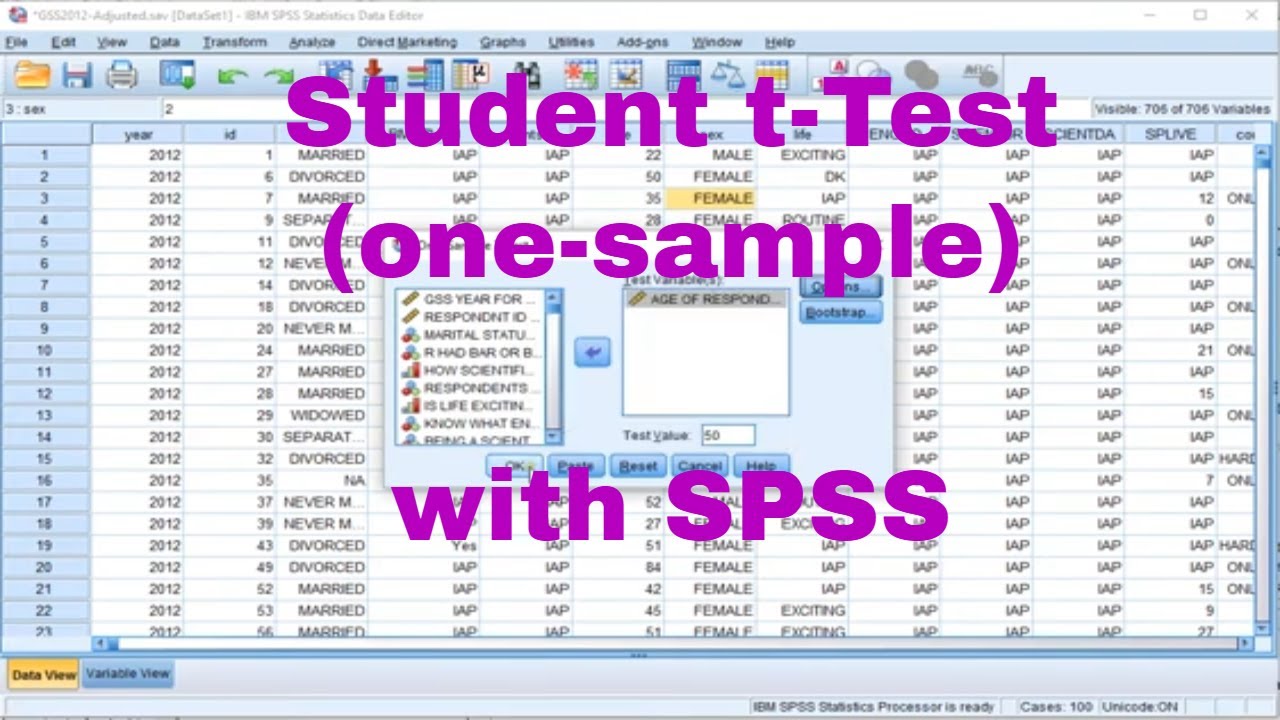 SPSS One Sample T Test YouTube spss-one-sample-t-test-youtube
