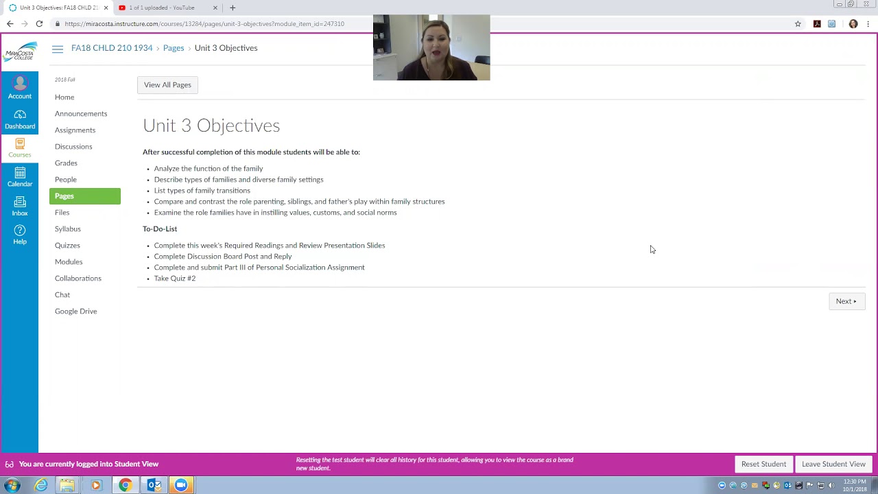 210 Week 5 Objectives - YouTube