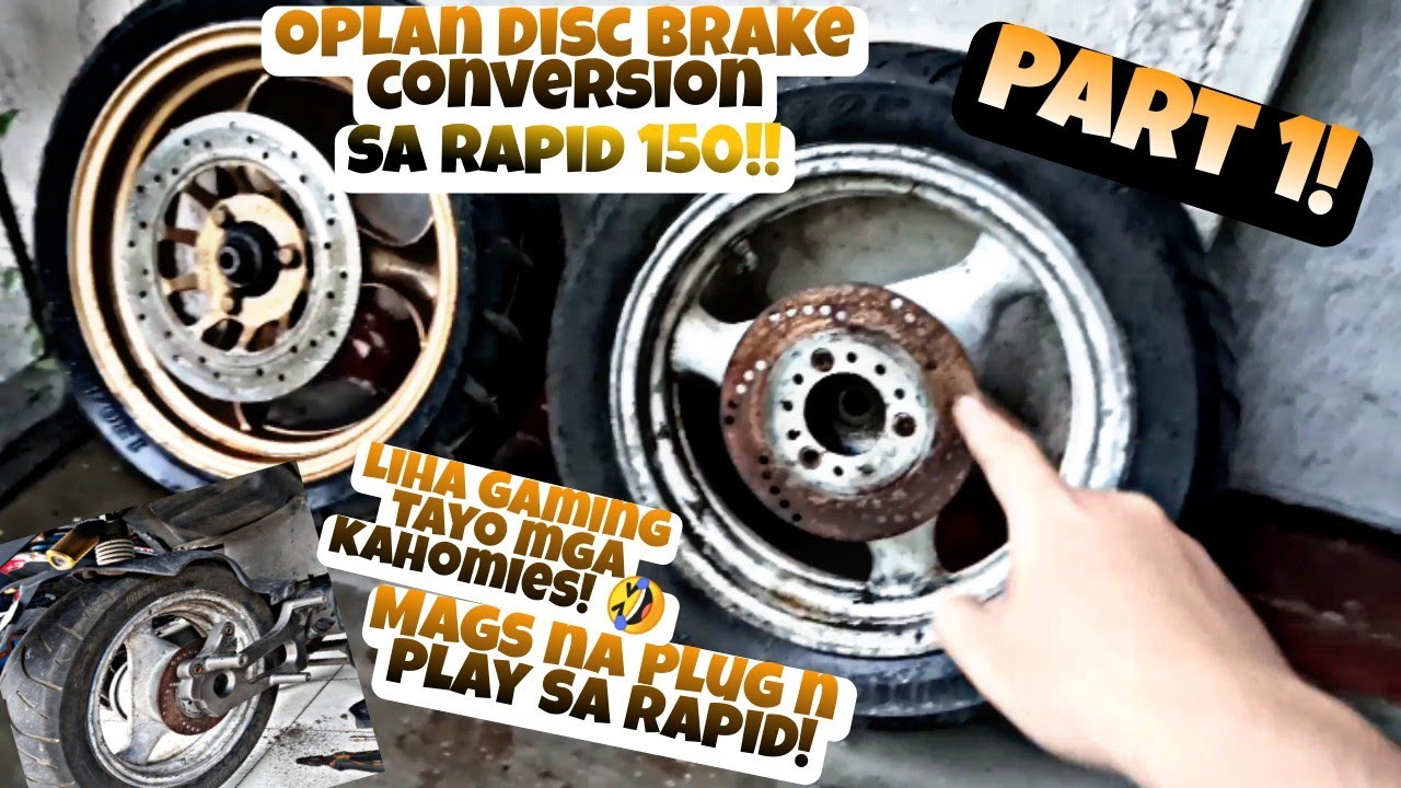Oplan Disc Brake Conversion part 1!! | liha gaming mga ka-homies! 😂 ...