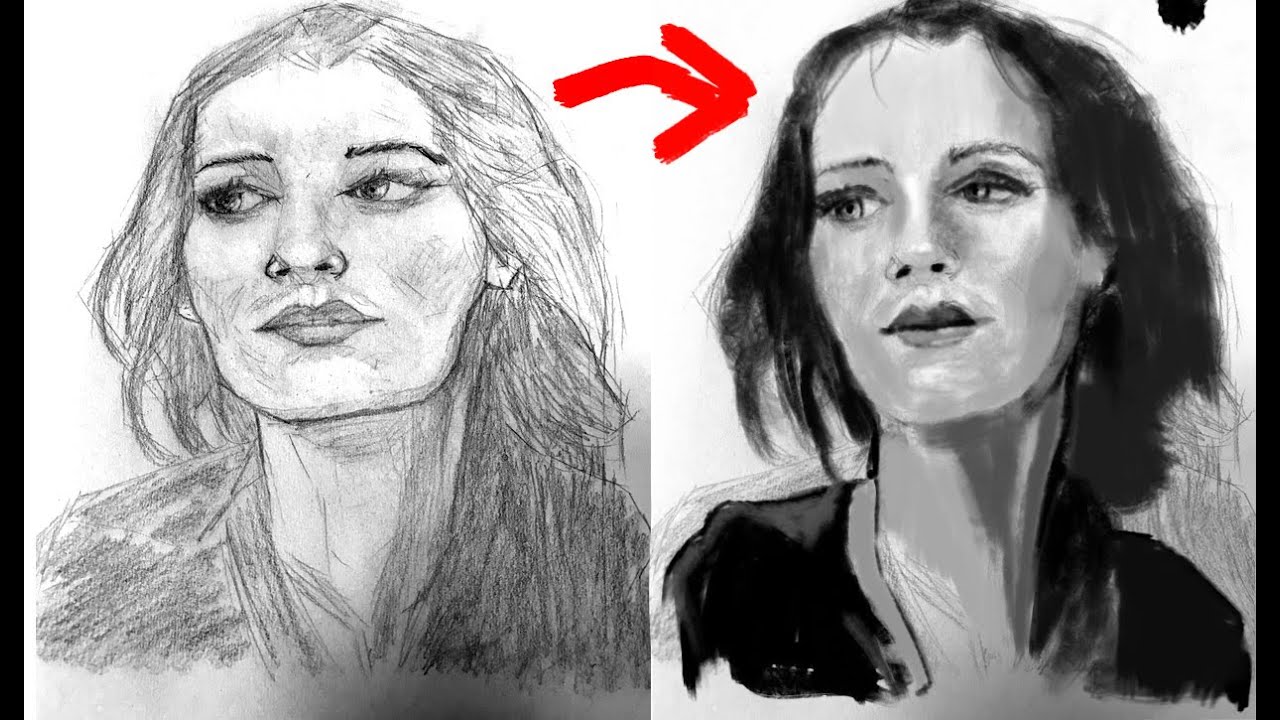 Patron drawing feedback / tweak excerpt - FREE Art Tutorial (link in ...