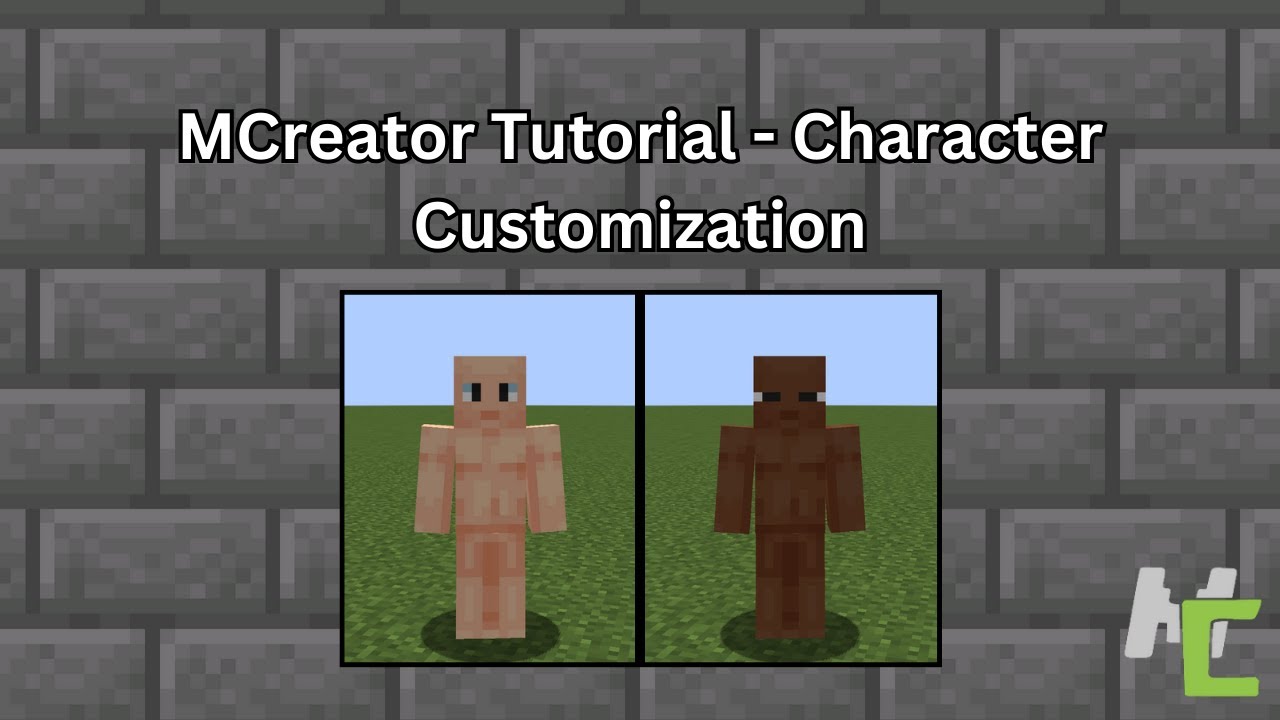 Mcreator Tutorial Character Customization Youtube