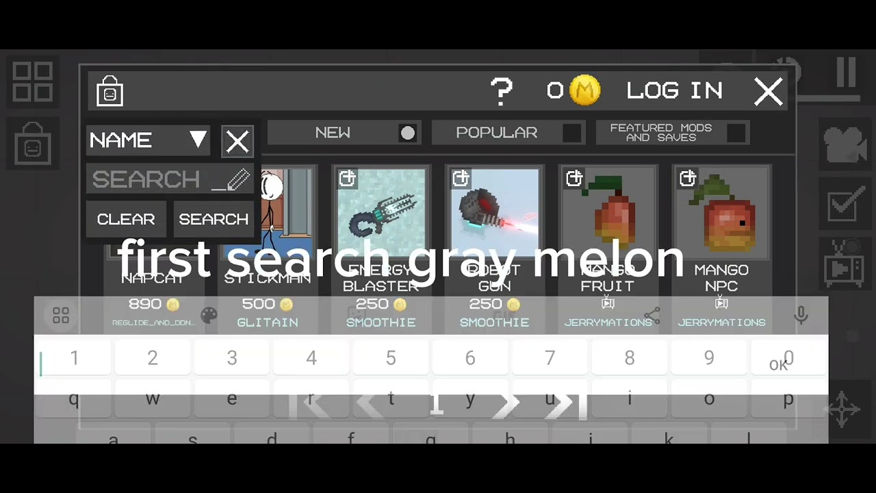 how to get gray melon with no mods - YouTube