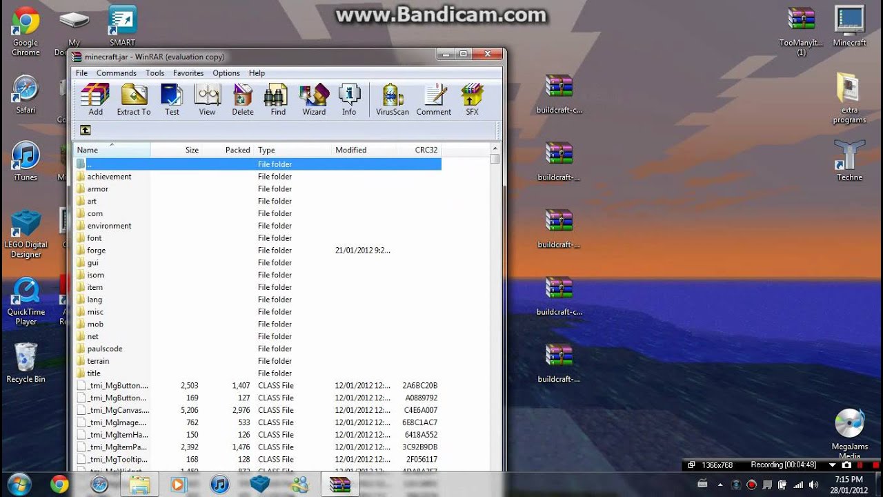 How to install buildcraft on minecraft 1.1.0 - YouTube