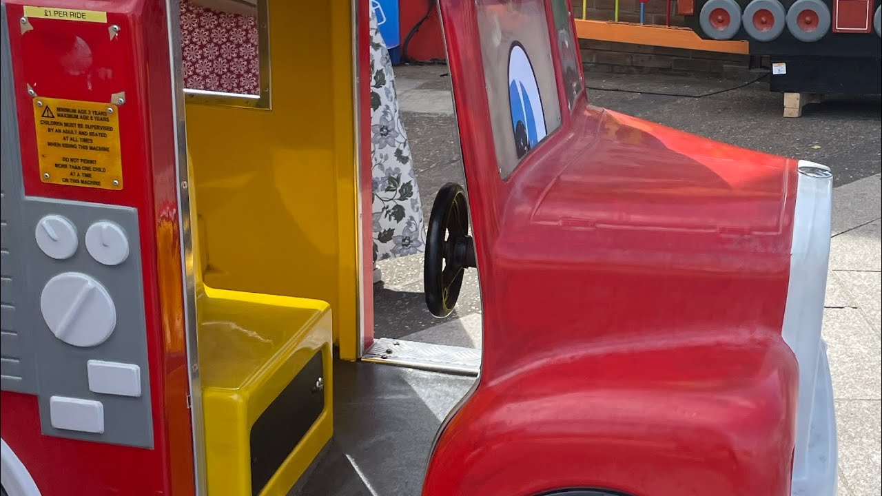 RG Mitchell/Jolly Roger Fred’s fire Truck Kiddie Ride (Mute on One ...