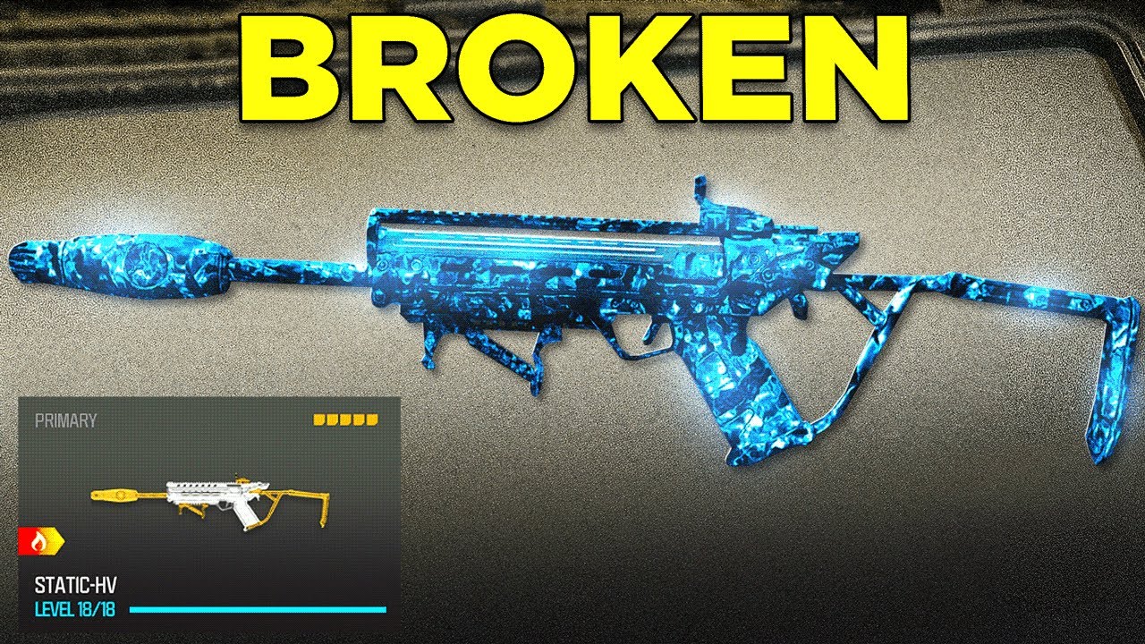 new *BROKEN* STATIC-HV LOADOUT in WARZONE 3 😲 (Best STATIC HV Class ...
