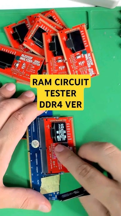 RAM CIRCUIT SPD, SMBUS ACTIVITIES, ALL DDR4 VOLRAGES TESTER تيستر دائرة ...