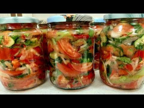 QIŞLIQ POMIDOR SALATI HAZIRLANMASI / KIŞ ICIN DOMATES SALATASI