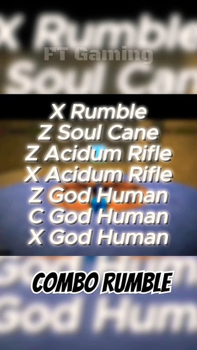 Combo Rumble🌩️⚡ Bloxfruits Roblox Robloxgames Youtube