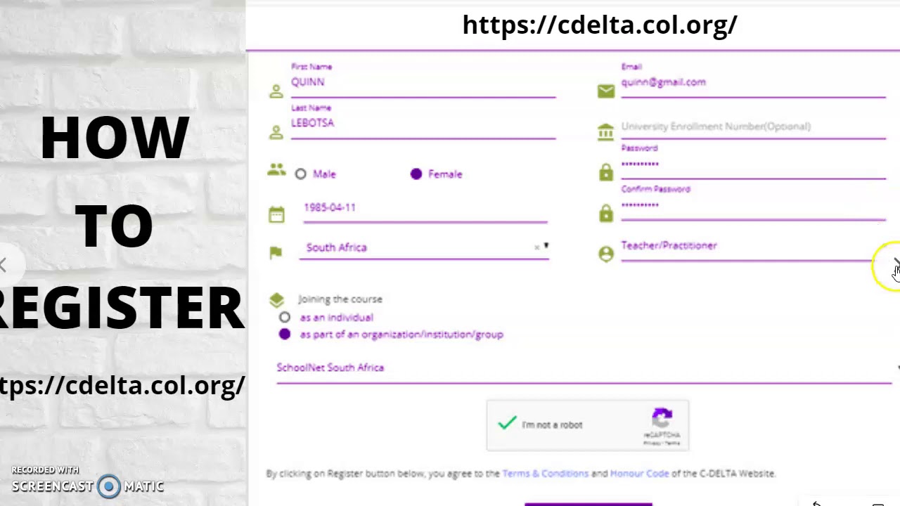 How to Register to the C-Delta Platform - YouTube