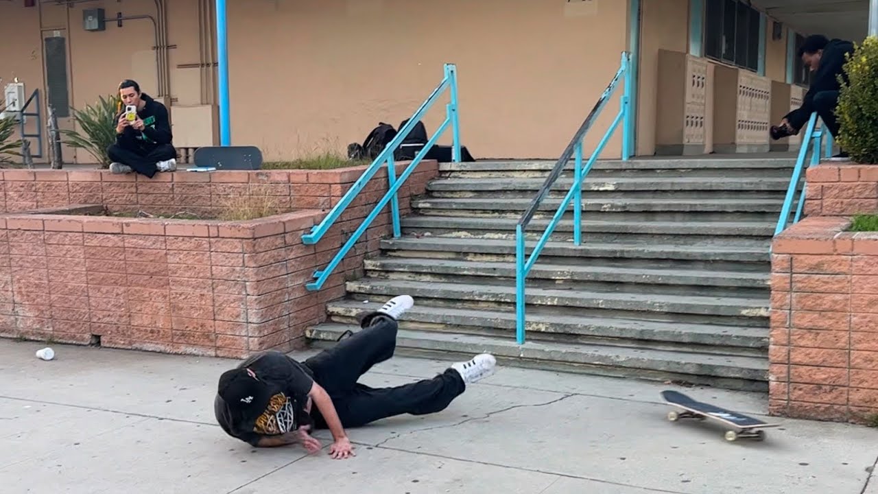 Skating A Famous Handrail! - YouTube