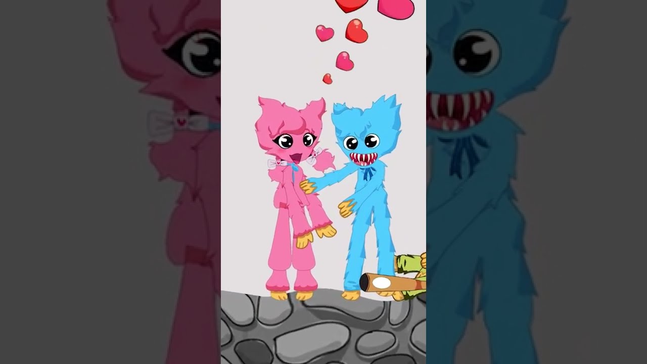 Huggy Wuggy And Kissy Missy Compilation | Funny Animations with Poppy ...