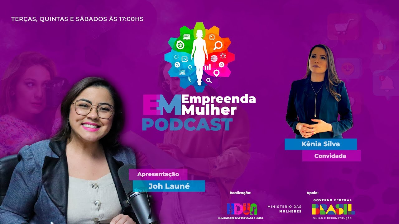 Podcast Empreenda Mulher EP29 - Convidada: Kênia Silva - YouTube