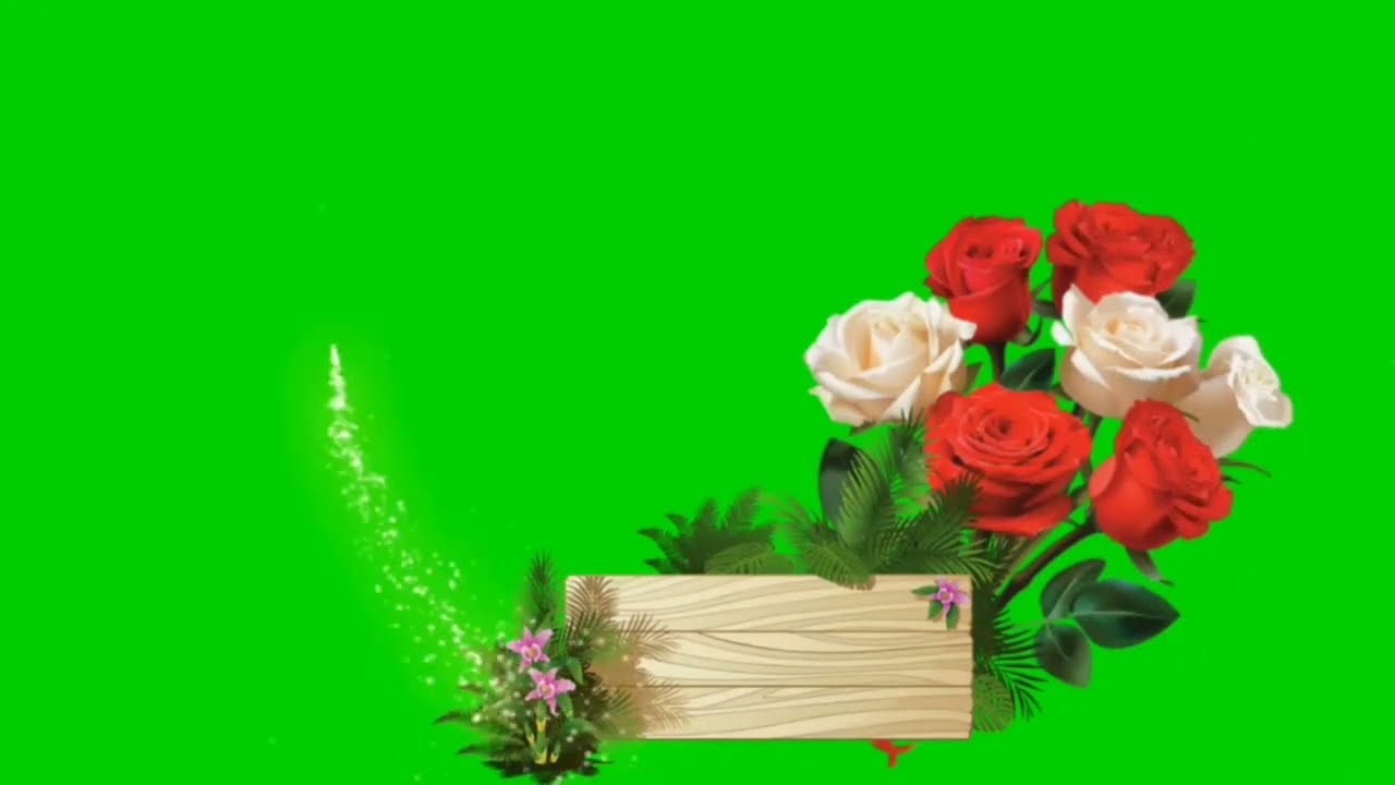Flower Green Screen Background Effects #greenscreen #effects # ...