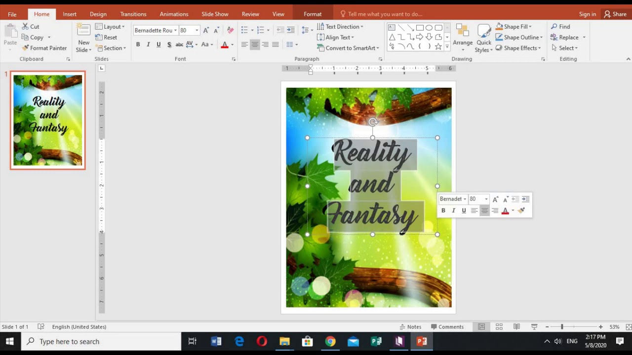 Creating Poster / E-book Cover Using MS Powerpoint - YouTube