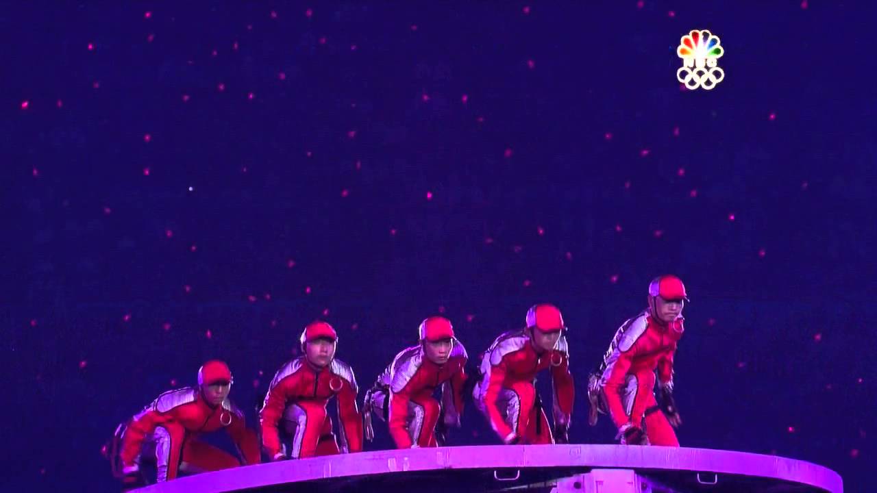 NBC转播2008北京奥运会闭幕式《记忆之塔》 - YouTube