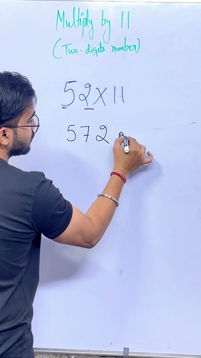 Learn how to multiply any number by 11 in seconds with this easy trick #MathHacks # ...