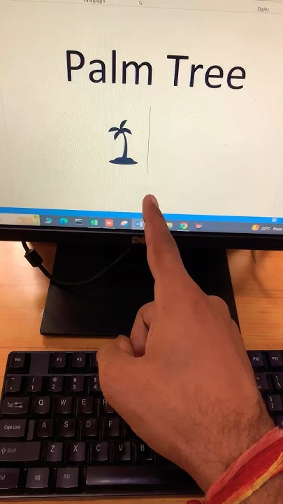 Palm tree shortcut key in ms word #shortcutkeys #computer #shorts #msword - YouTube