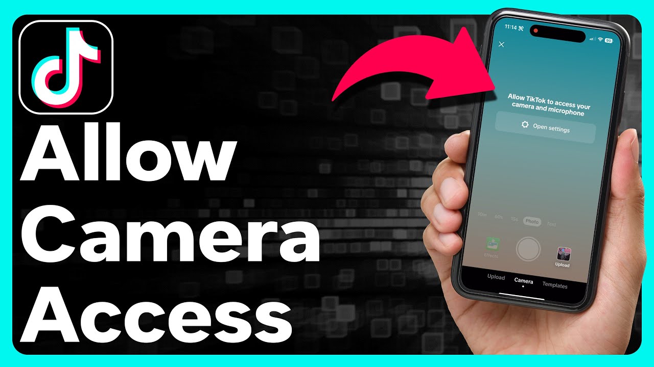 How To Allow Camera Access On TikTok - YouTube