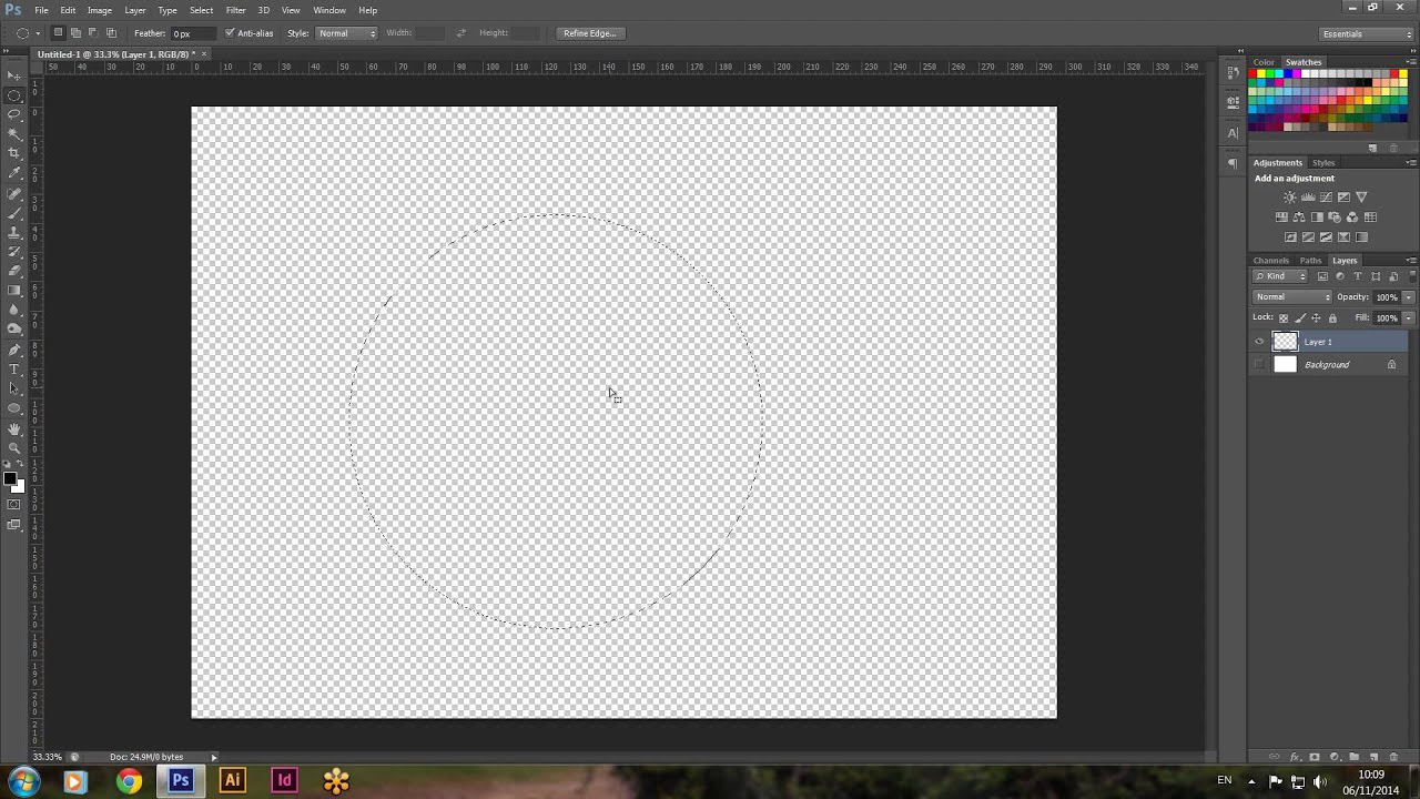 Basic Shapes Photoshop CS6 tutorial - YouTube