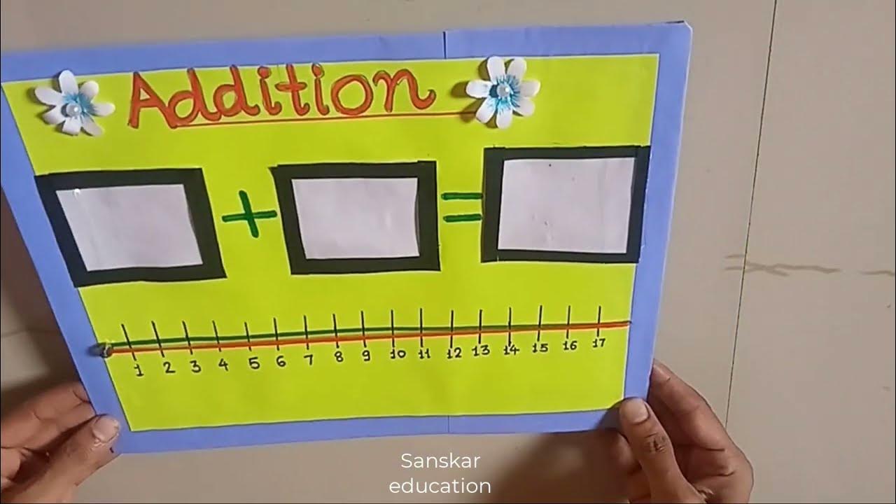Math Working Model | Addition Machine| Math project for class 1| easy ...