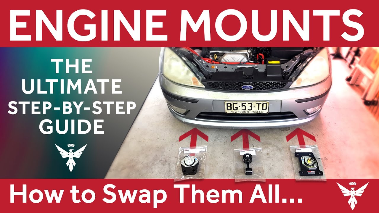 How to Swap Motor Mounts Complete Guide - Ford Focus Mk1 LR - YouTube