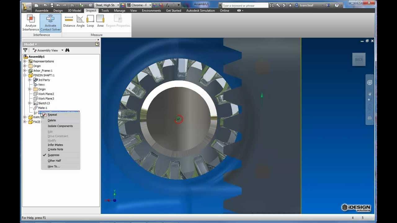 Tips and Techniques for Assemblies in Autodesk Inventor Professional ...