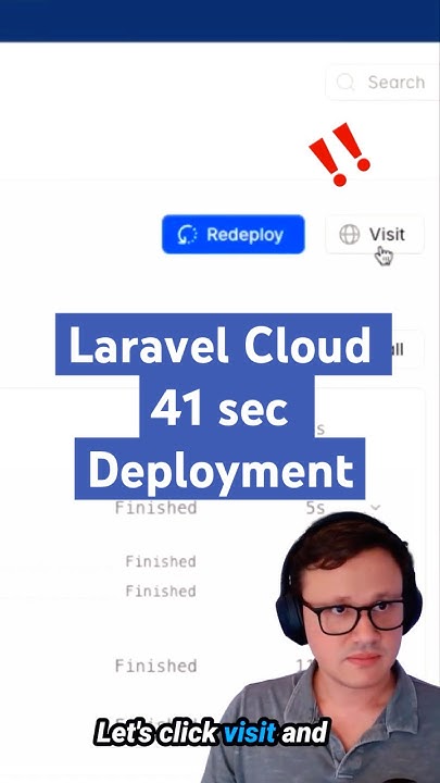 Website Deployed in 41 Seconds ⚡ #laravel #laravelcloud #webdev - YouTube