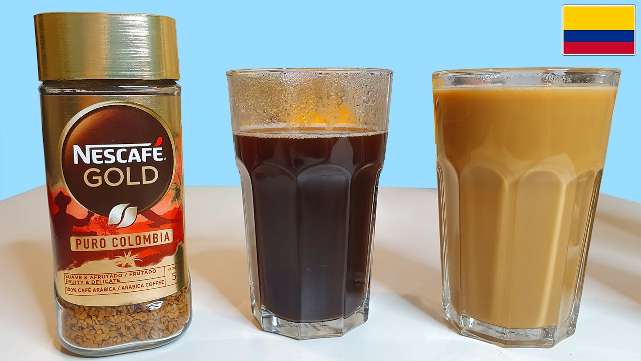 NESCAFÉ GOLD Puro Colombia (Instant Coffee Review) - YouTube