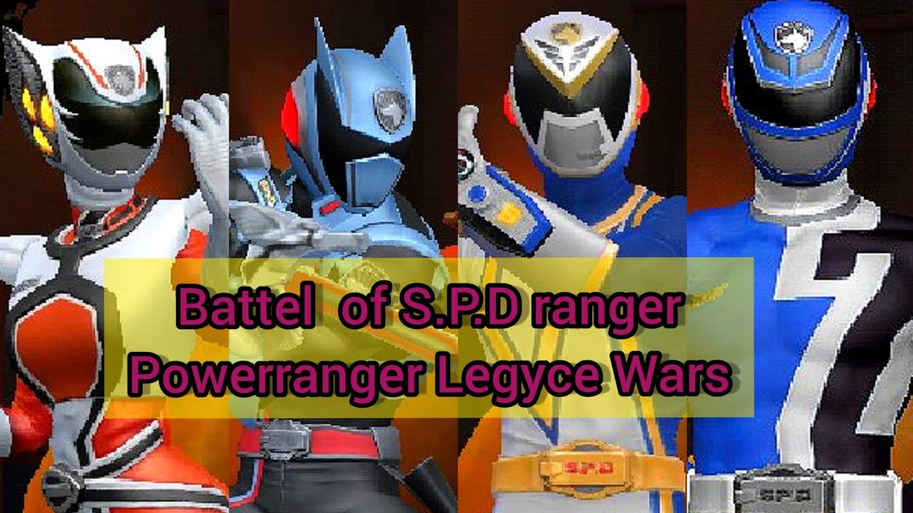 [special] Power Rangers S.P.D , the battle of police. #dekaranger - YouTube