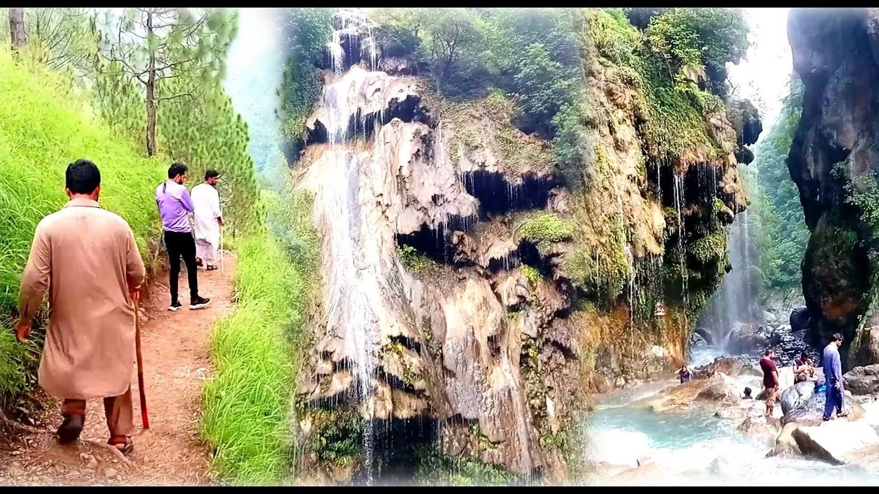 Most beautiful waterfall of the world Umbrella waterfall Abbottabad ...