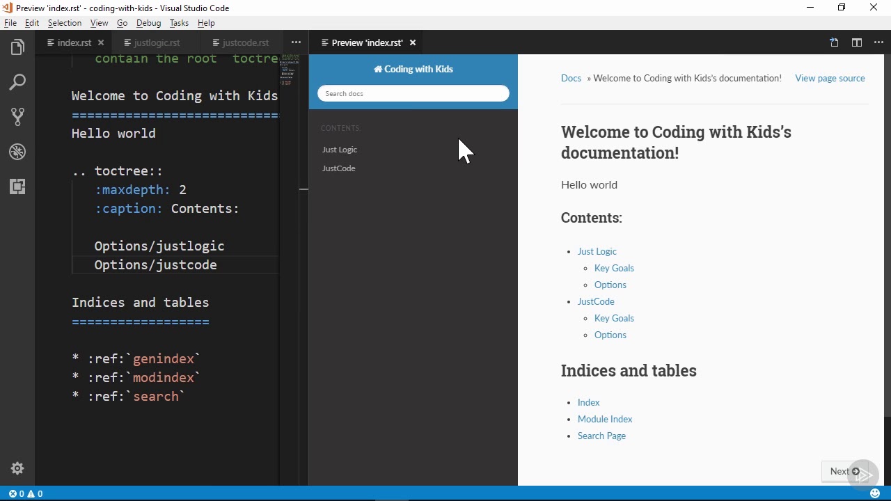 11 The TOC Tree and Document Sections - YouTube