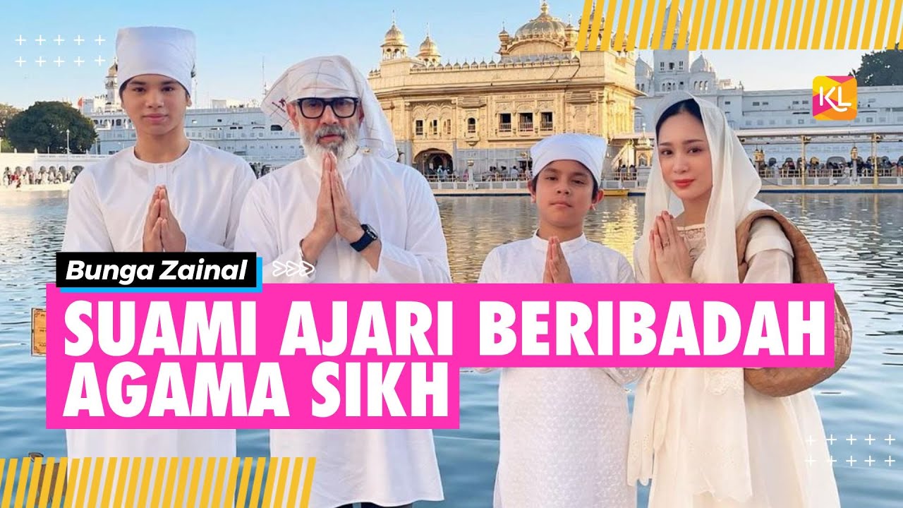 Potret Anak-anak Bunga Zainal di Golden Temple India, Suami Ajari ...