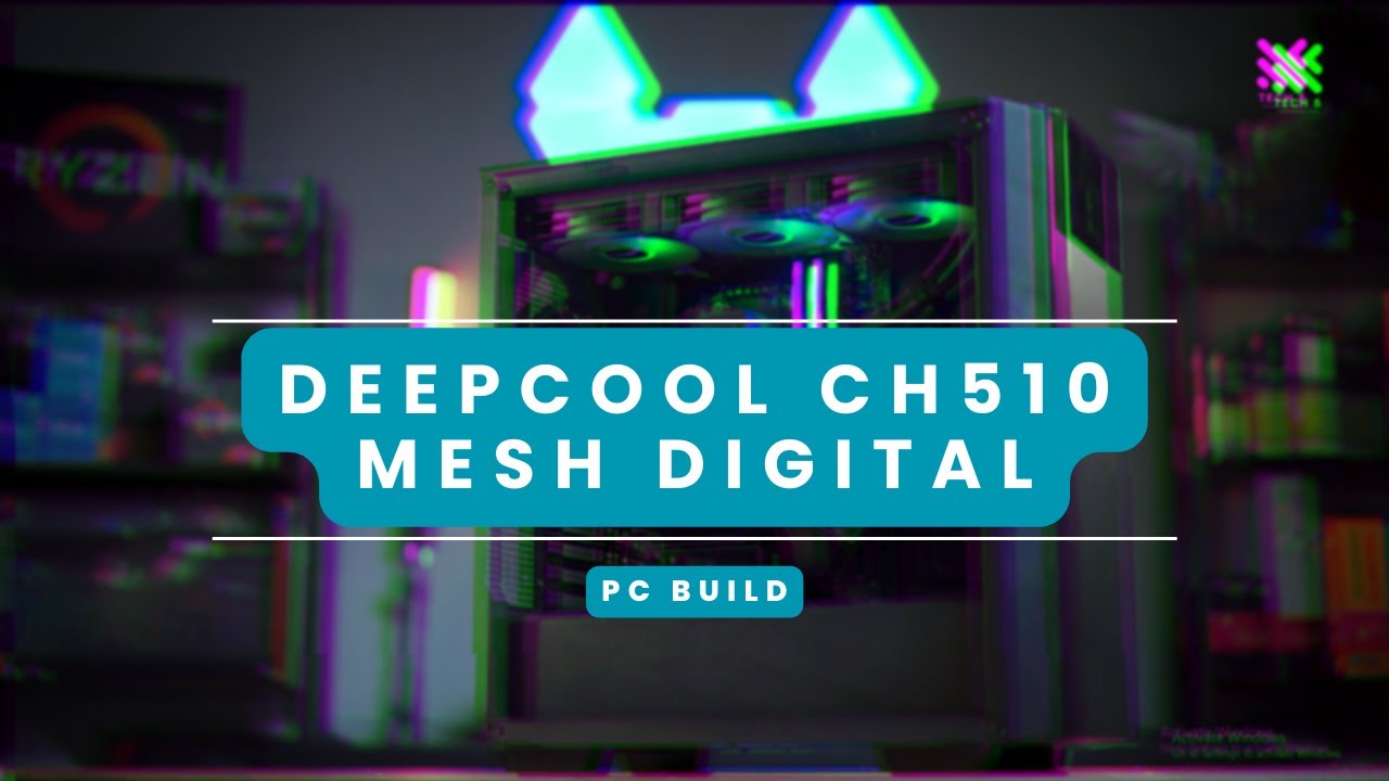 Performance in the Deep - #15 Timelapse PC Build, DeepCool CH510 Mesh ...