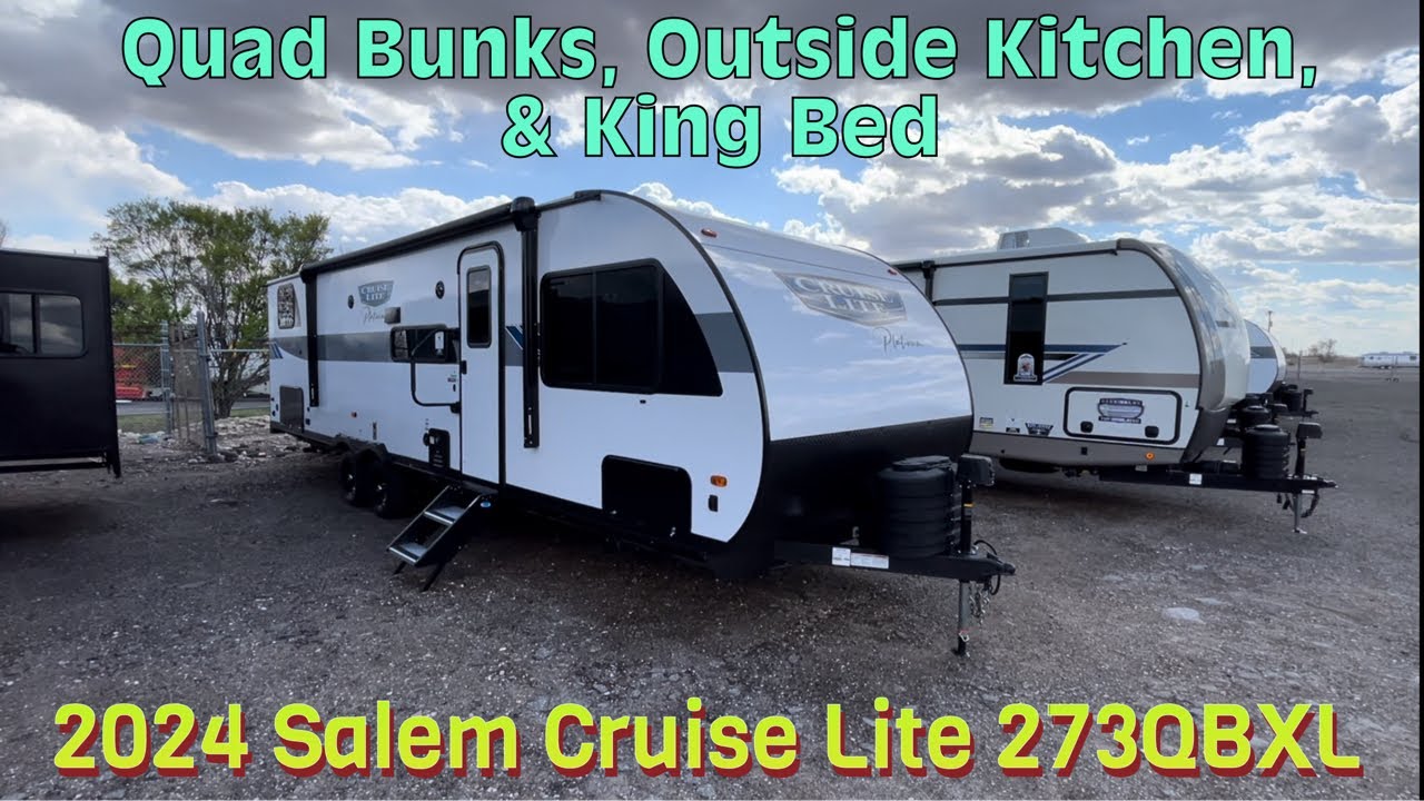 Quad Bunks & a King Bed! 2024 Forest River Salem Cruise Lite 273QBXL ...