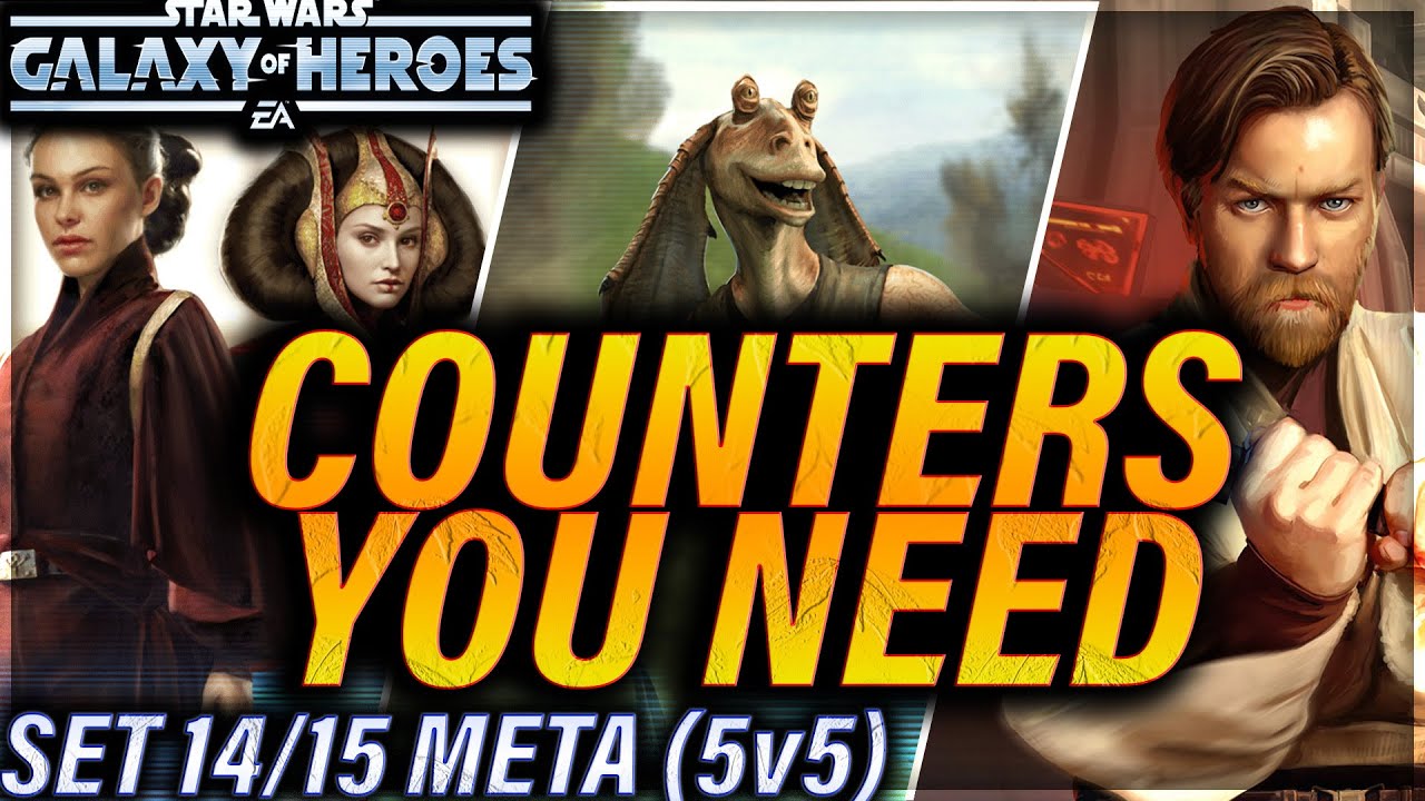 COUNTERS YOU NEED (look for timestamps) (June 2024 | 5v5) #swgoh #gac # ...