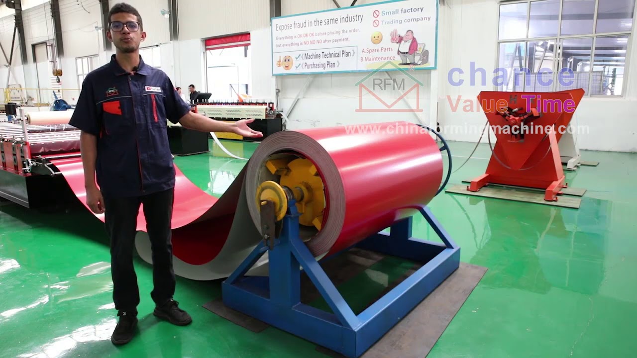 High Speed Steel Sheet Roll Forming Machine - YouTube