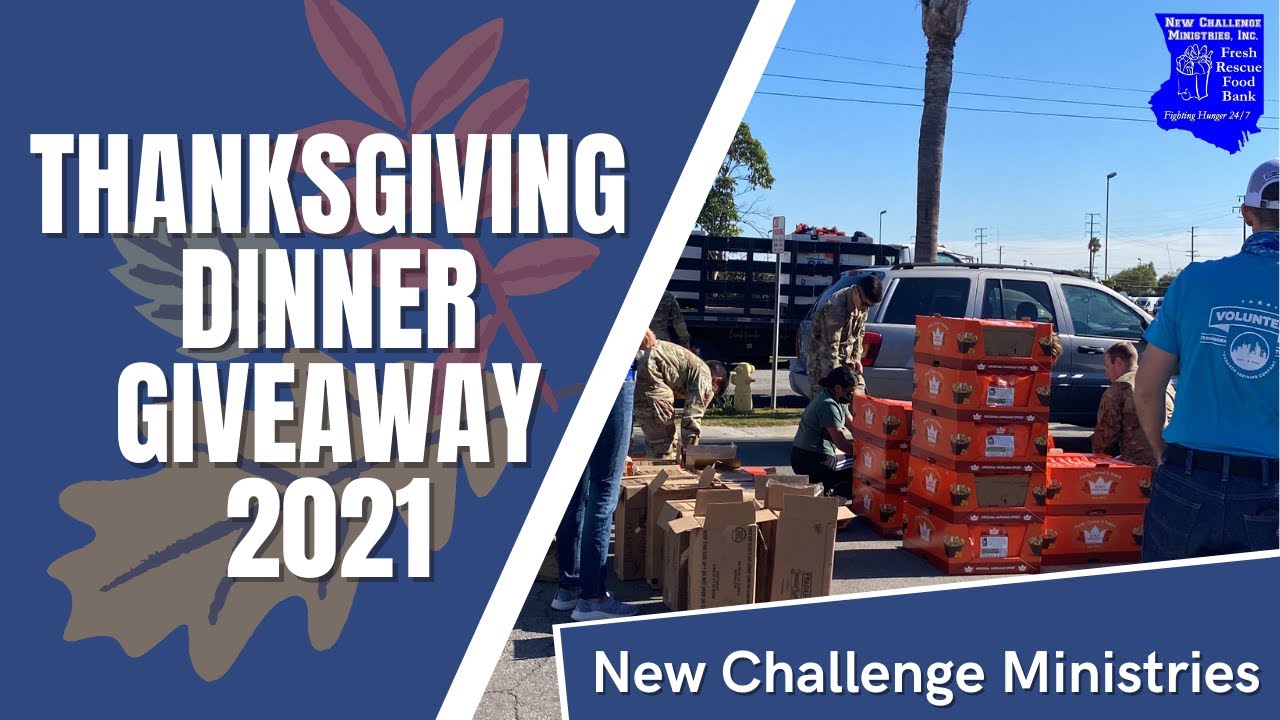 New Challenge Ministries | Thanksgiving handout 2021 - YouTube