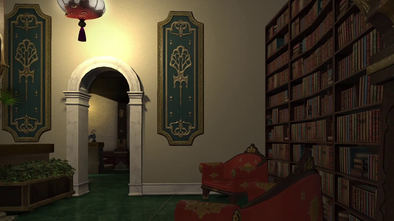 FF14 Housing Walkthrough: Commission build: Closed Doors - YouTube