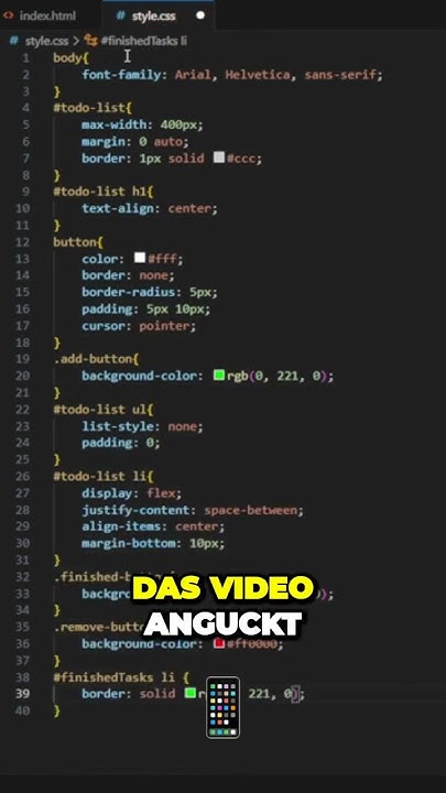 ToDo-Liste programmieren Teil 2 - YouTube