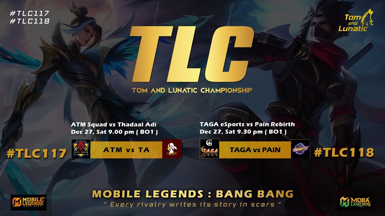 🛑TLC Regular Matches | TLC117 & 118 | TL Championship | Tom and Lunatic ...