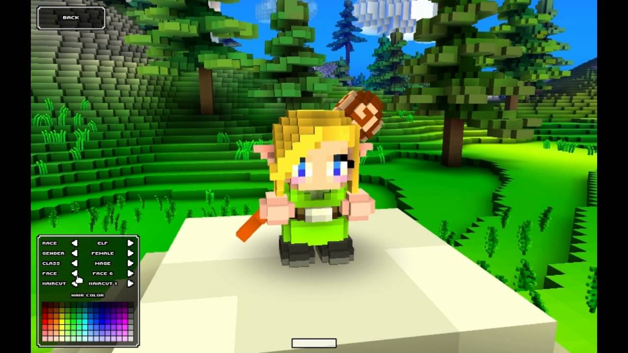 cube world character creation - YouTube