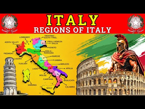 Italy Map Explained 🇮🇹 | 20 Regions of Italy