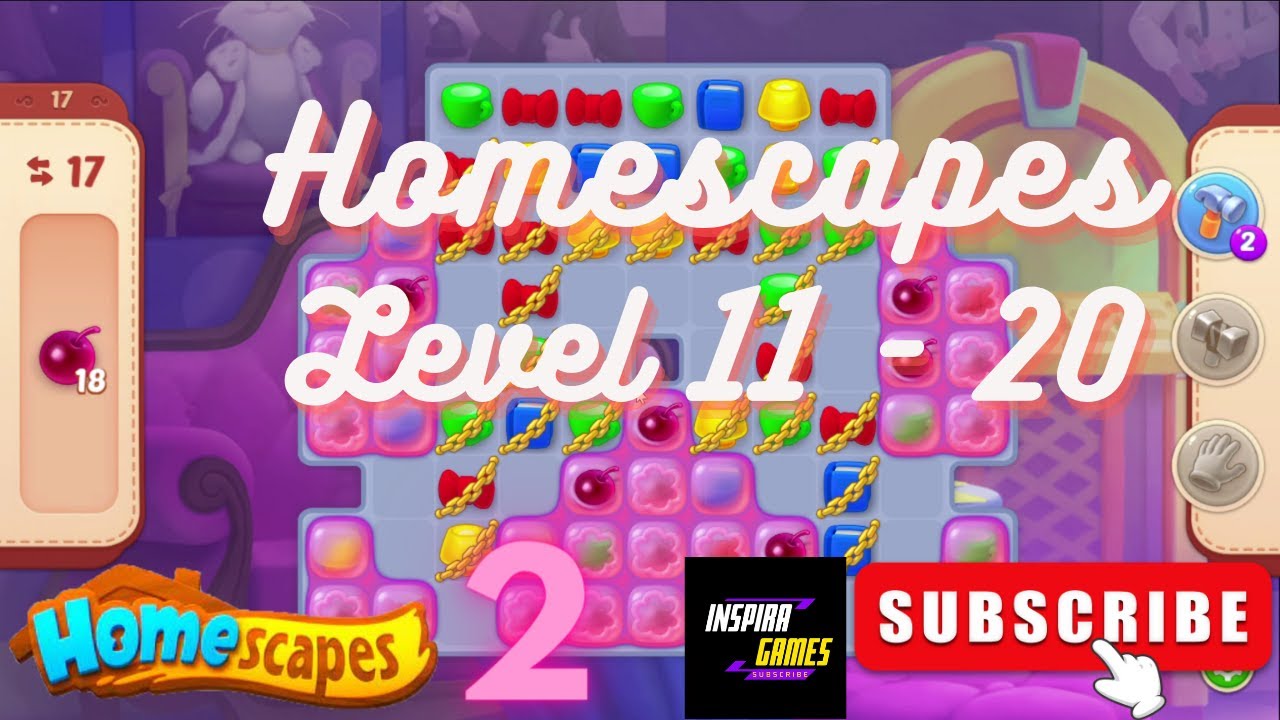 Homescapes #2 | Level 11 - 20 | Puzzle Games | Android Games # ...